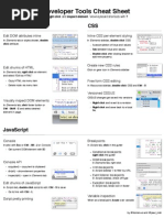 Chrome DevTools Keyboard Shortcuts | PDF | System Software | Computing