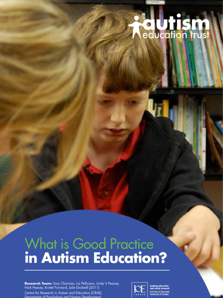 Autism - Good Practice Report in Education | PDF | Autism | Spectrum ...