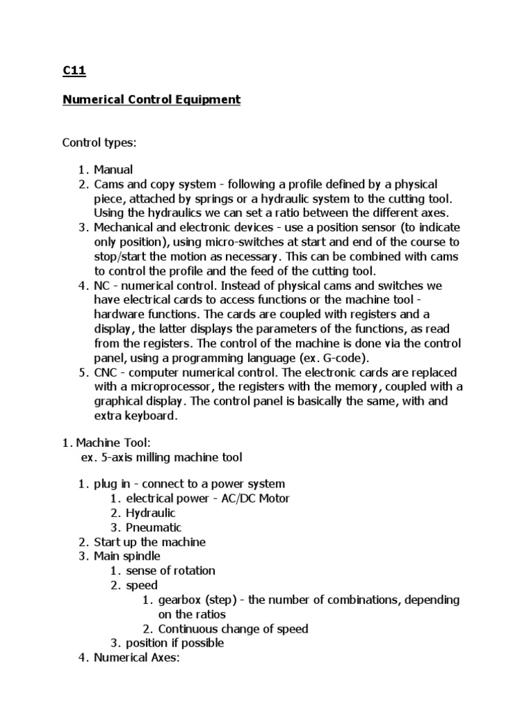 Cpmu C11 | PDF | Numerical Control | Mechanical Engineering