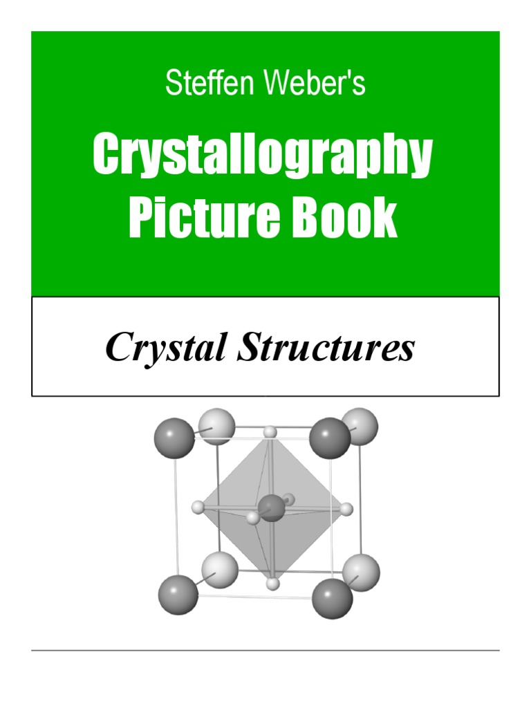 Crystal Structures | PDF | Mineralogy | Crystallography