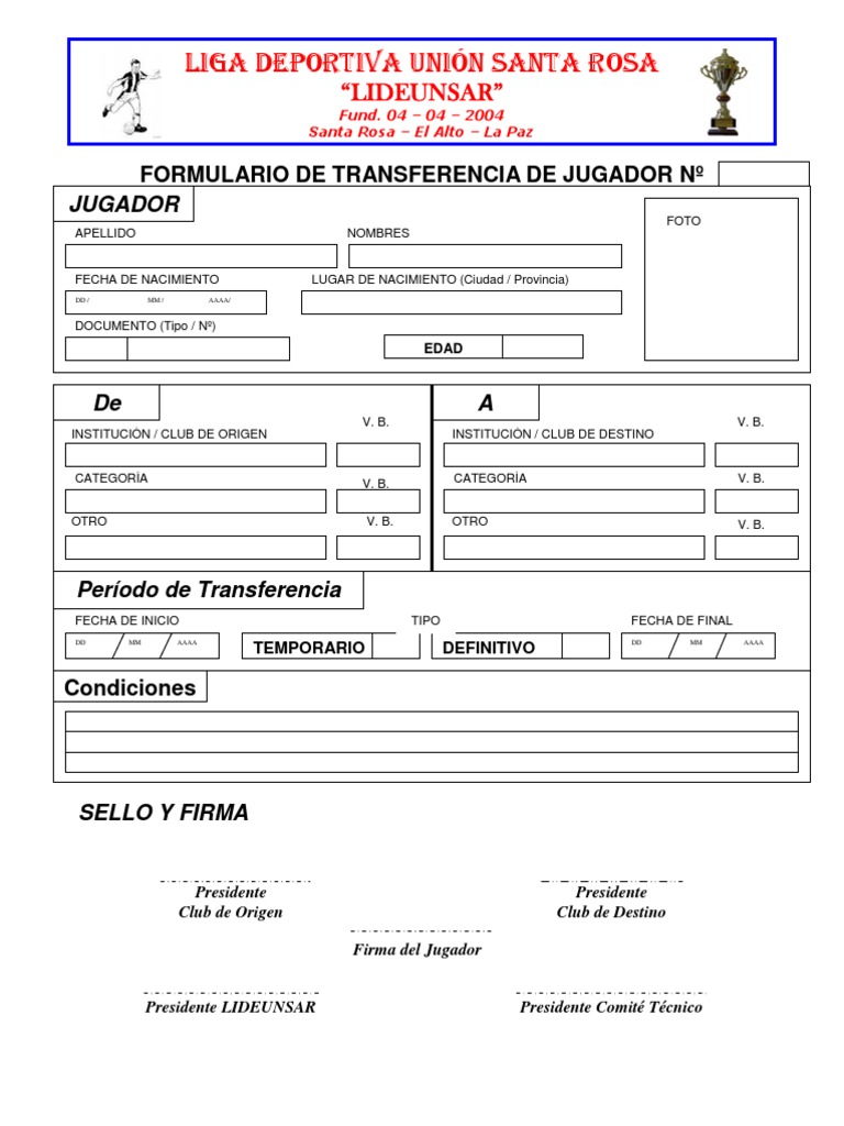 Formulario de Pase | PDF
