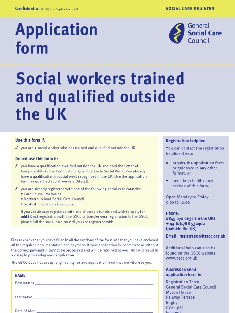 Application Form: Use This Form If: Registration Helpline | PDF | Race ...