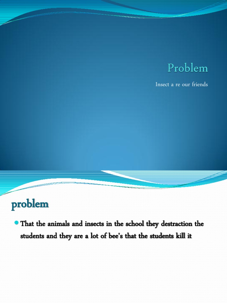 Problem | PDF | Language Arts & Discipline | Wellness