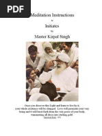 Surat Shabd Yoga Meditation Guide | PDF | Shabda | Yoga