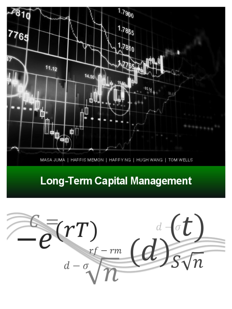 LTCM Formatted | PDF | Long Term Capital Management | Arbitrage