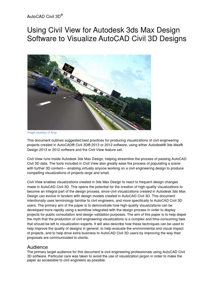 Civil 3d - Civil View | Download Free PDF | Autodesk 3ds Max | 3 D Modeling