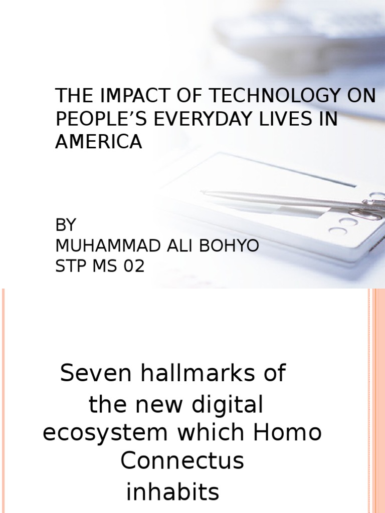 Technology's Impact on American Life | PDF | Social Networking Service ...