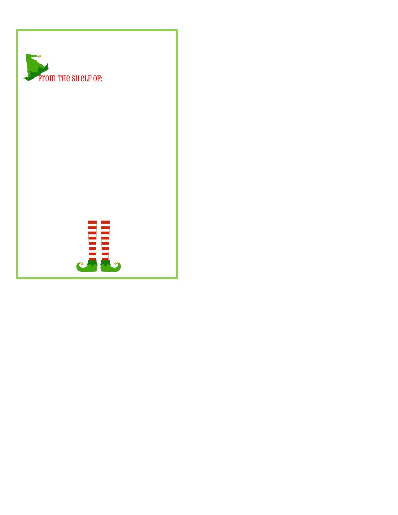 DIY Elf Letterhead | PDF