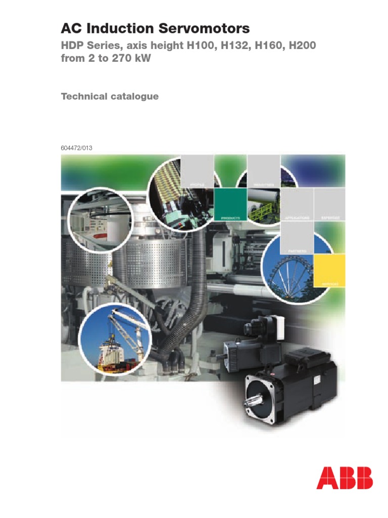 ABB HDP Series Induction Motors Guide | PDF | Electrical Connector ...