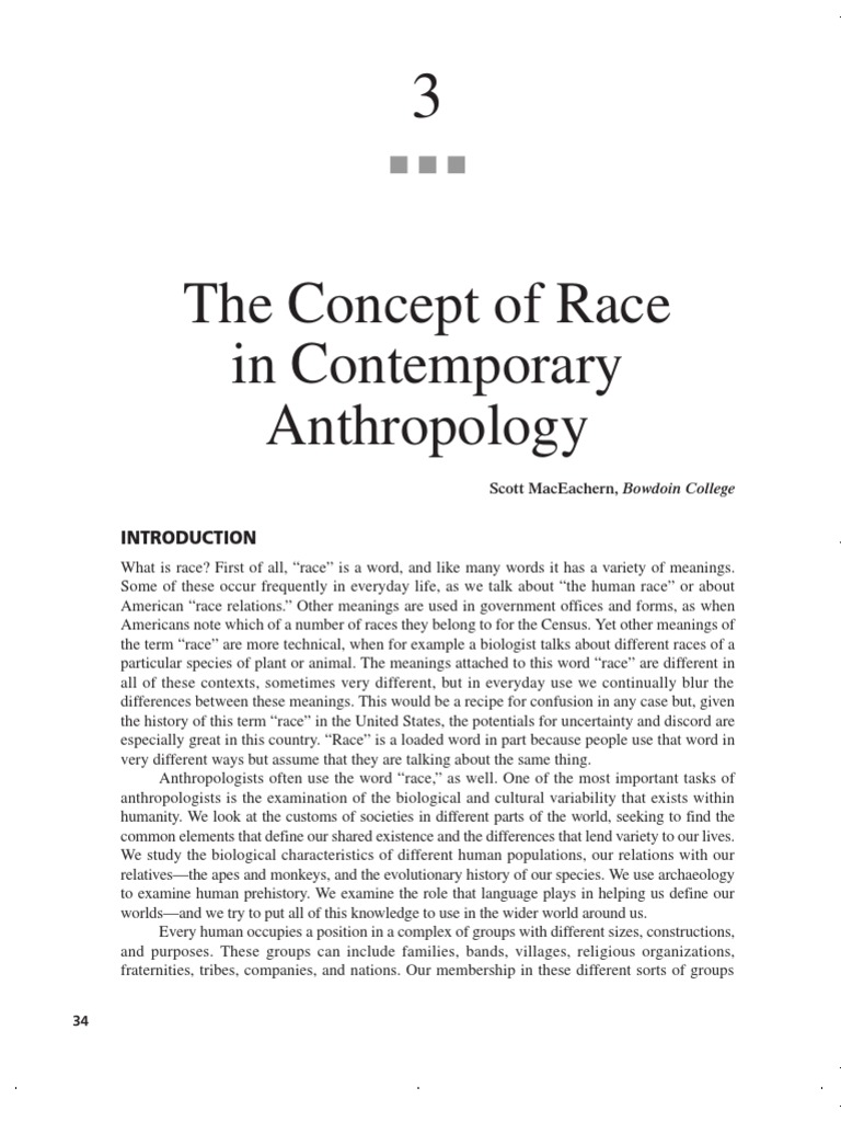 Race in Anthropology 2011 - MacEachern PDF | PDF | Race (Human ...