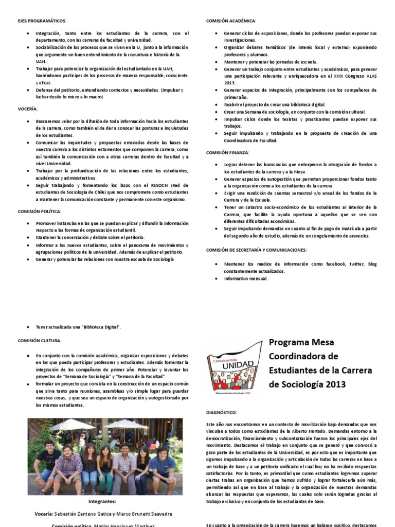 Programa Cecso 2013 Resumen | PDF