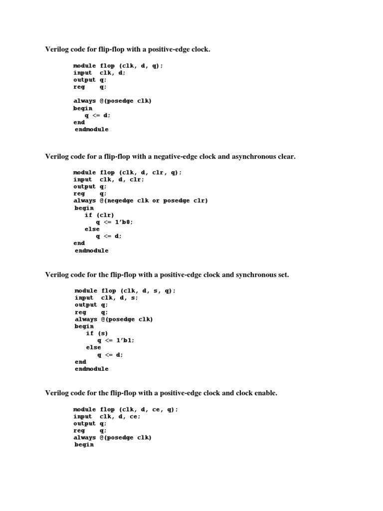 Verilog Program | PDF | Electrical Circuits | Computer Architecture Verilog Program | PDF | Electrical Circuits | Computer Architecture