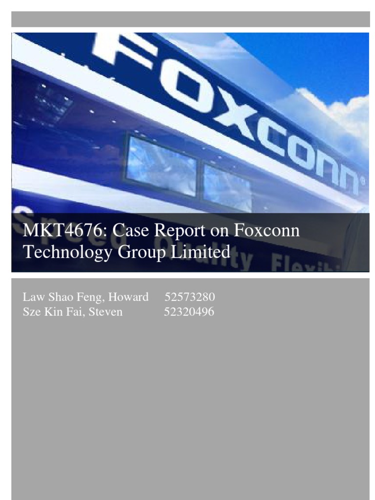 Foxconn Case Report | PDF | Occupational Stress | Employment