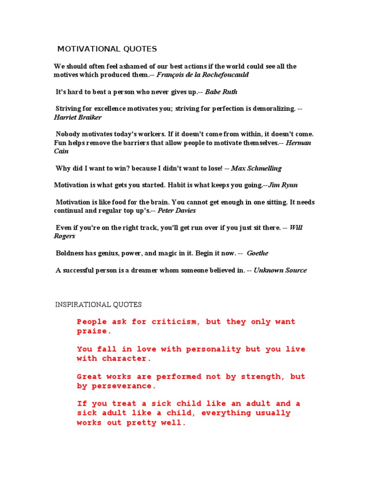 Harriet Braiker: Inspirational Quotes | PDF | Patience | Faith