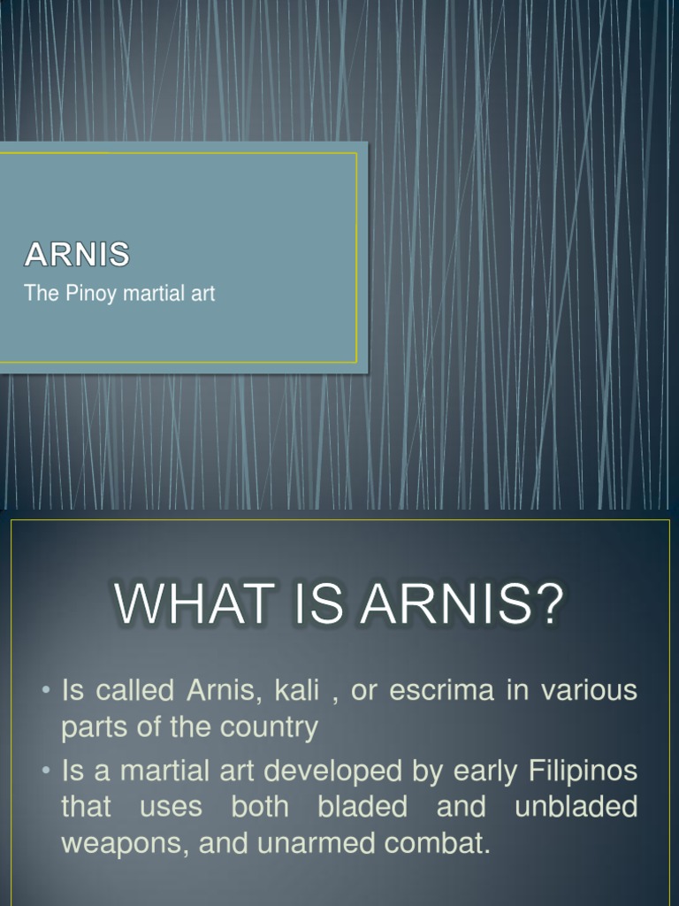 ARNIS Lesson #1 | Download Free PDF | Swordsmanship | Combat