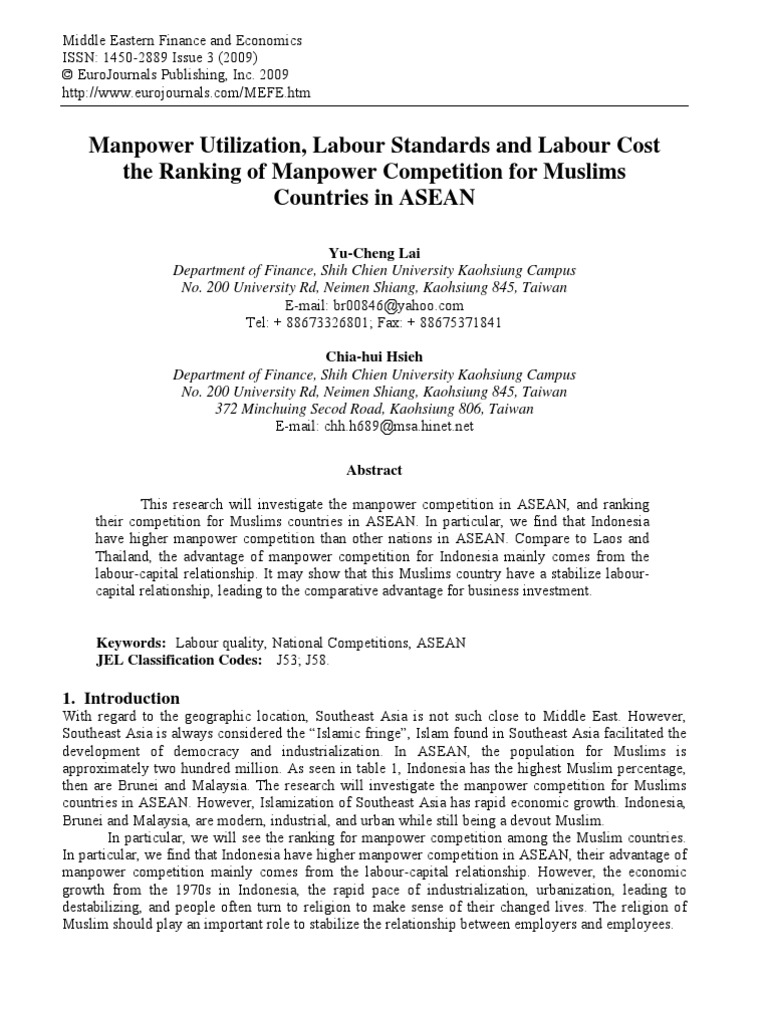 Manpower Utilization And Techniques Pdf Human Resources Employment