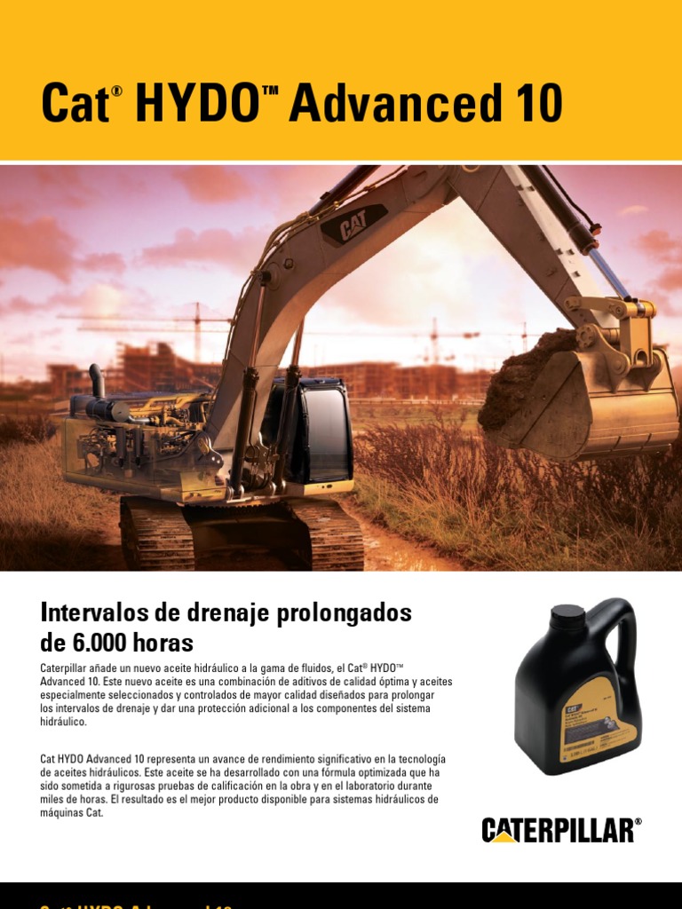 Aceite Hidraulico CAT Hydo Advanced 10 | PDF | Corrosión | Agua