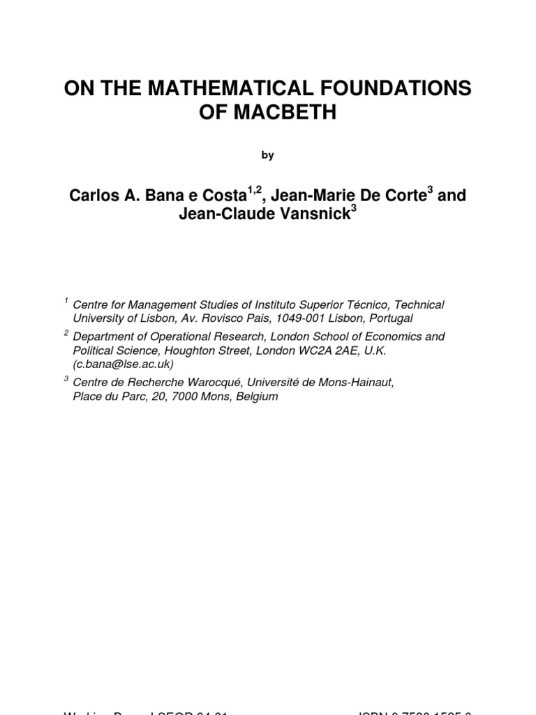 The Matimatical Foundation | PDF | Level Of Measurement | Survey ...