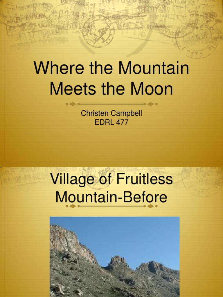 Where The Mountain Meets The Moon | PDF | Mystery, Thriller & Crime Fiction