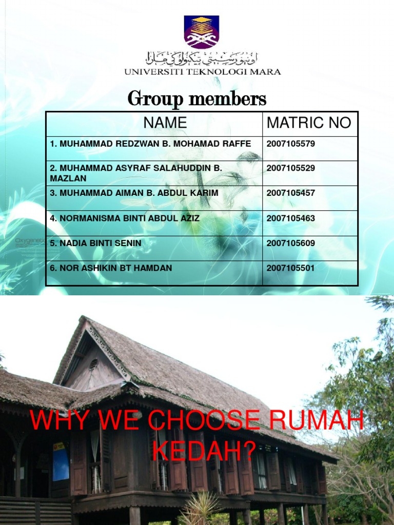 Presentation Rumah Kedah | PDF | Stairs | Roof