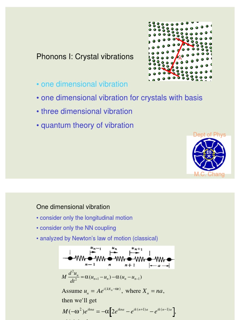 Solid State Physics by Kettel Chapter 4 | PDF | Phonon | Waves