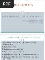 Distribusi F Dan Distribusi T-Student | PDF