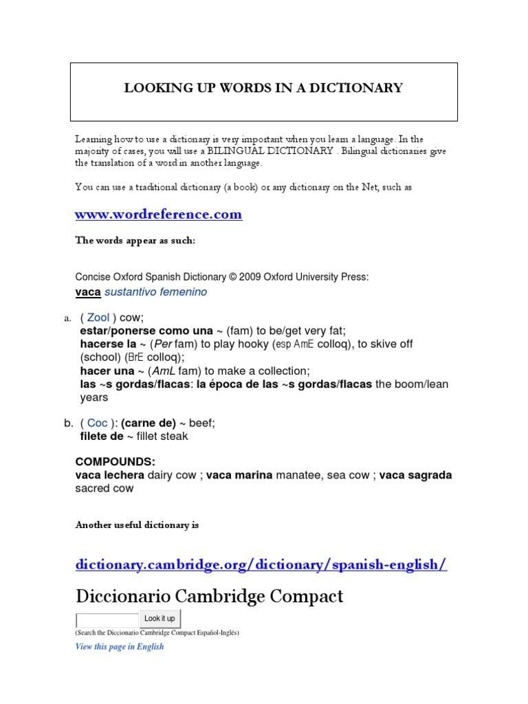 Task1. Using An English Dictionary | PDF | Lingüística | Semiótica