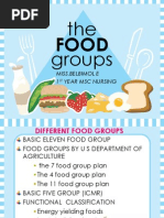 Caribbean Six Food Groups Overview | PDF