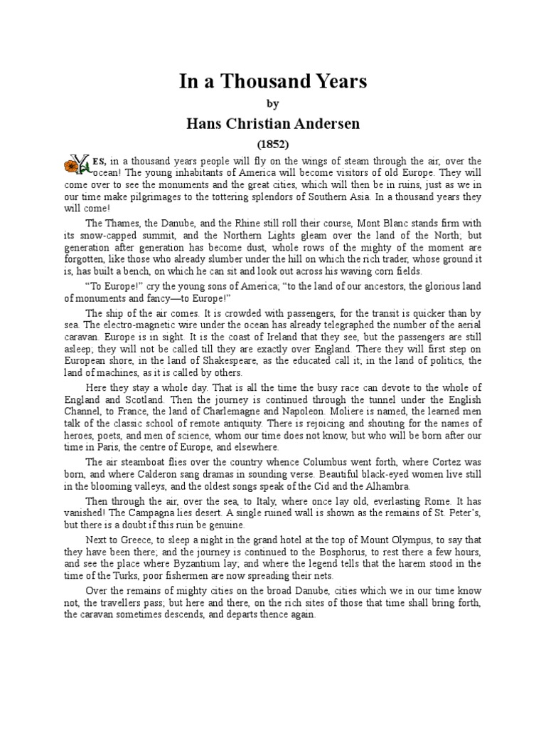 In A Thousand Years | PDF