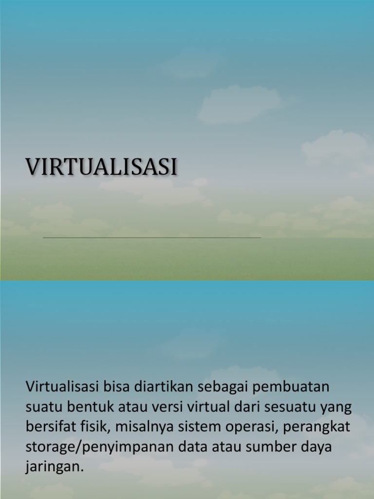 Virtualisasi | PDF