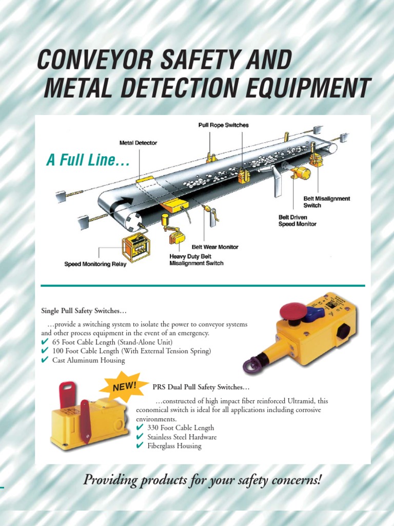 Conveyors Safety Systems | PDF | Belt (Mechanical) | Switch