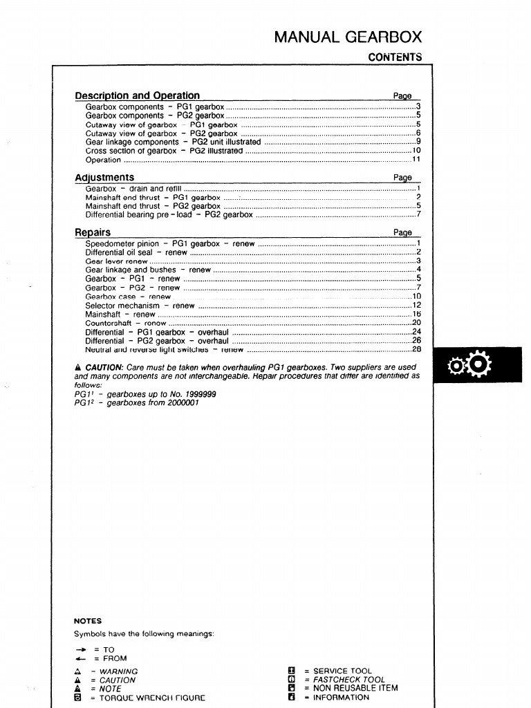 Pg1 and Pg2 Gearbox | PDF | Manual Transmission | Transmission (Mechanics)