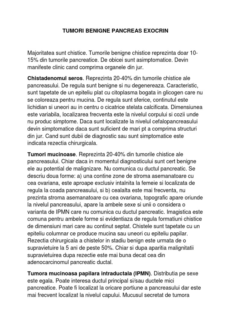 Tumori Pancreas | PDF