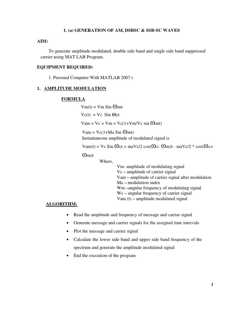 Manual | PDF | Modulation | Frequency Modulation