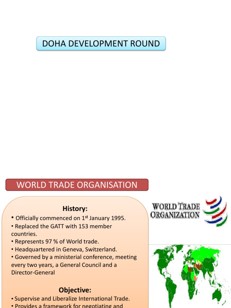 Doha Agenda | PDF | Doha Development Round | World Trade Organization