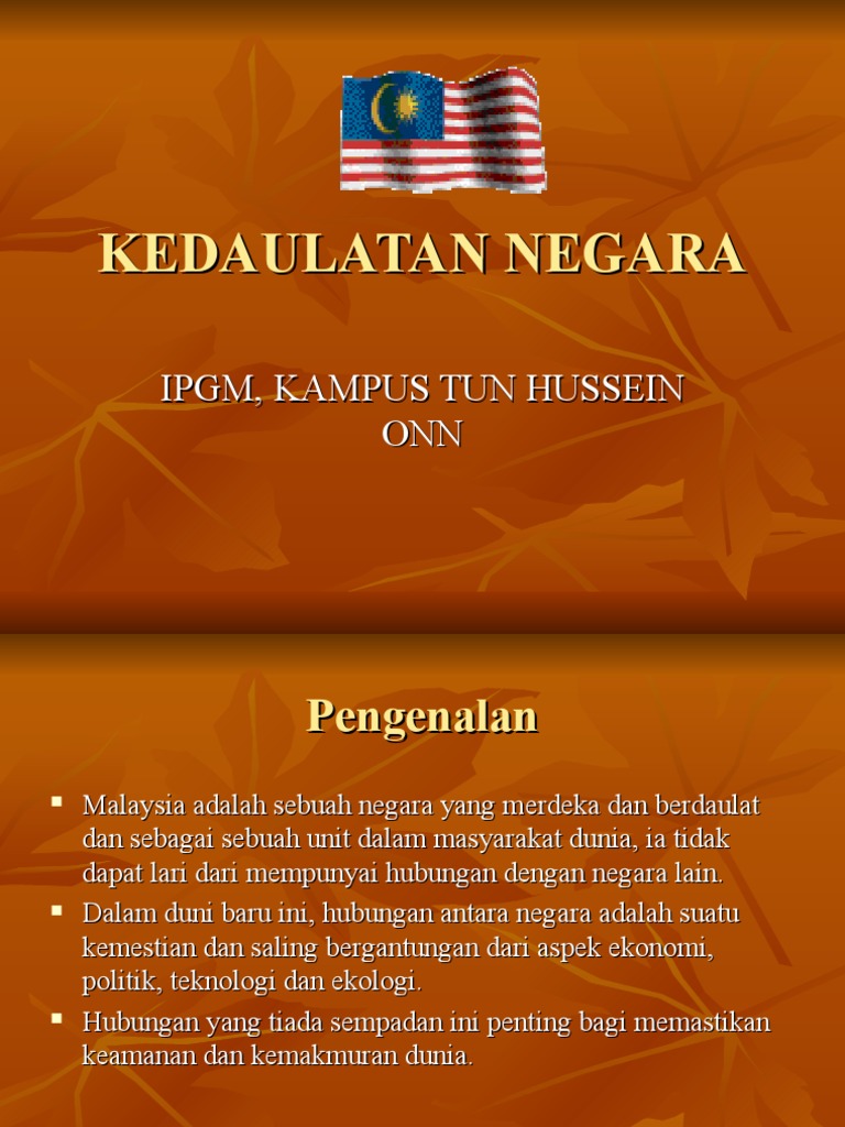 Kedaulatan Negara | PDF