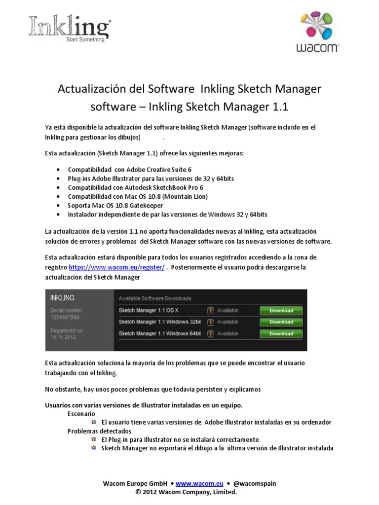 1211 Actualización Software Inkling | PDF | Mac OS | Windows 8