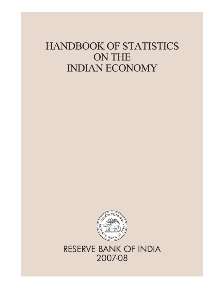 RBI Handbook of Statistics 2008 | PDF | Exchange Rate | Gross Domestic ...