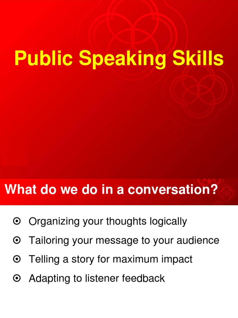 MSKII Students | PDF | Persuasion | Public Speaking