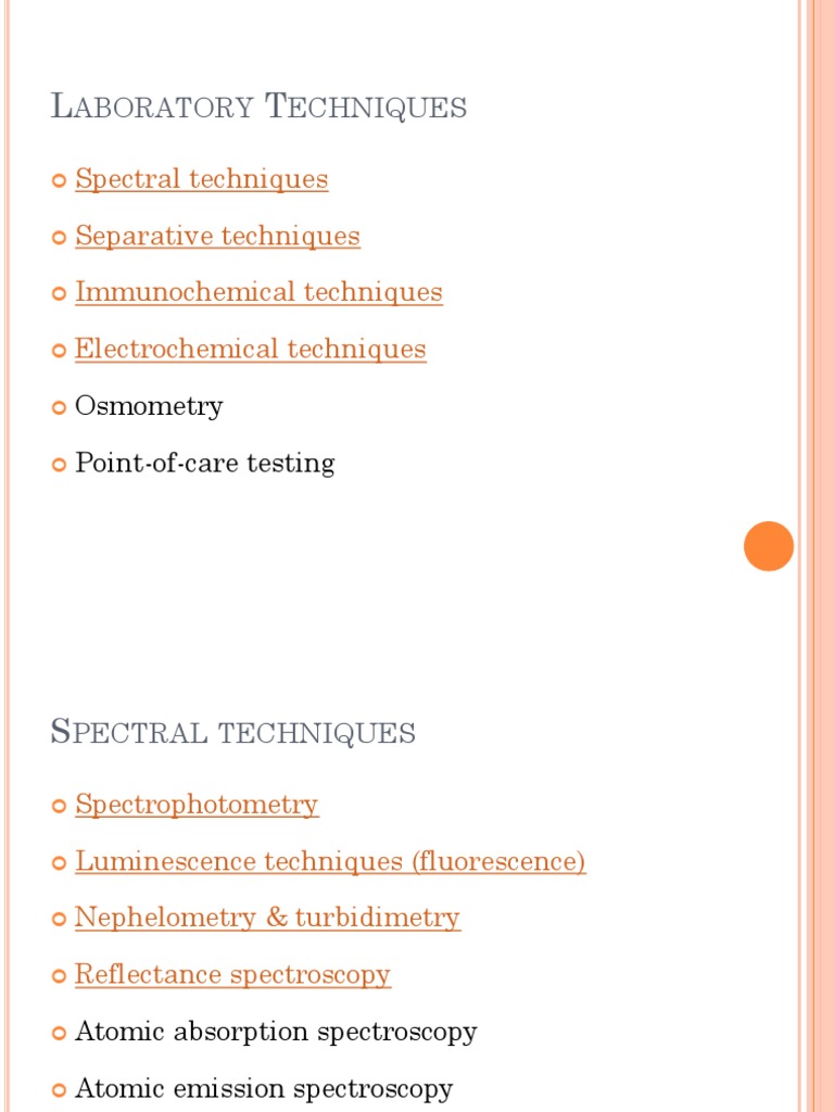Introduction Laboratory Techniques | PDF