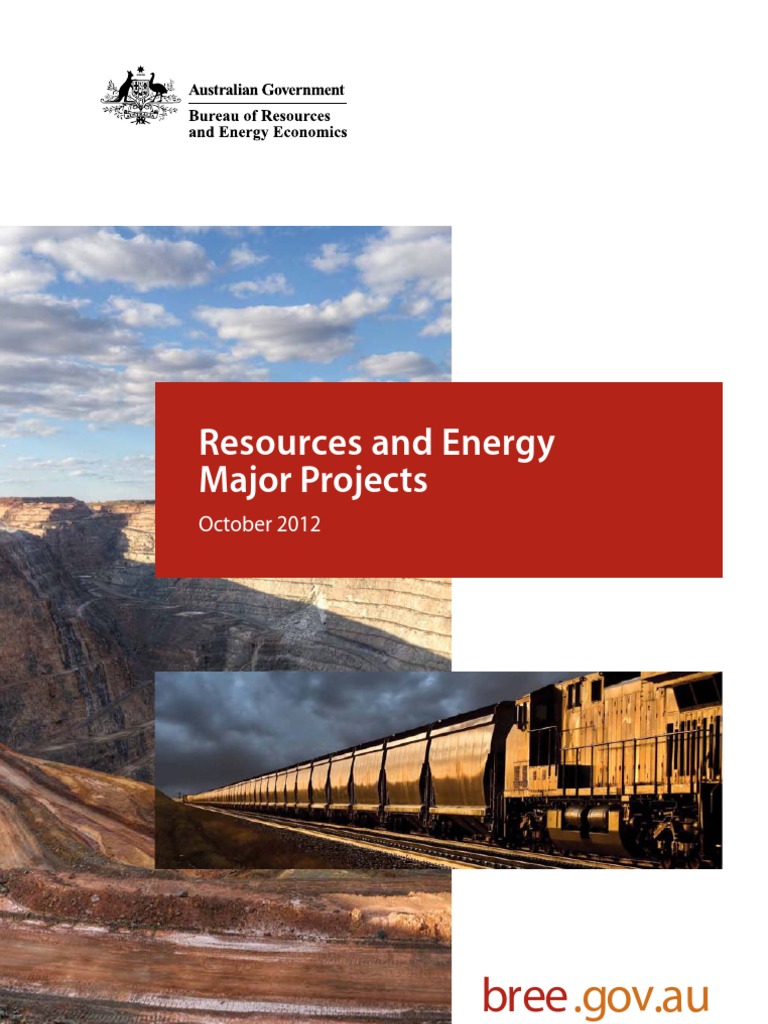 BREE Resources and Energy Major Projects Report - October 2012 | PDF ...