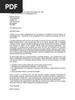 Cover Letter | PDF