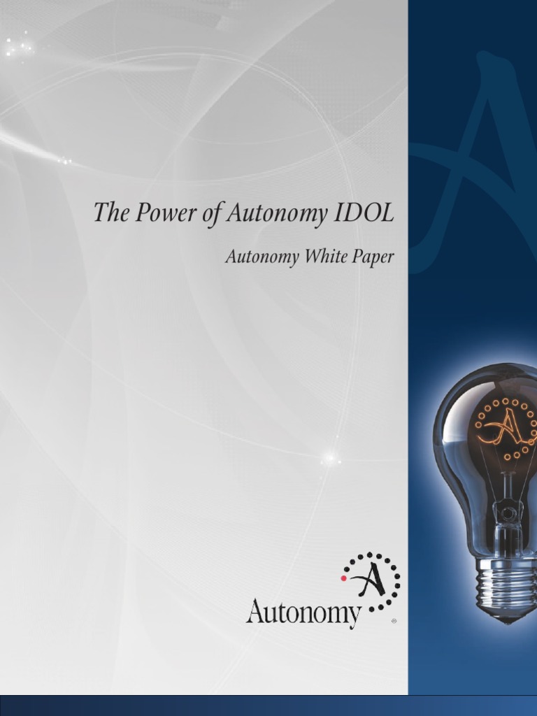 Intelligent Insights: Analyzing an Autonomy White Paper on the Power of ...