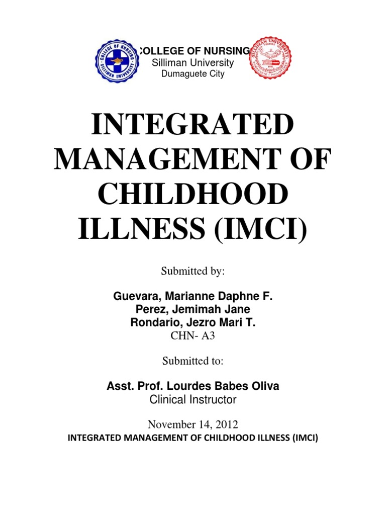 IMCI - Content | PDF | Breastfeeding | Diarrhea