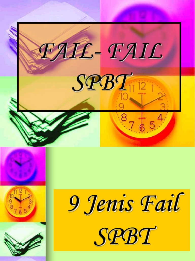 Jenis Fail SPBT | PDF
