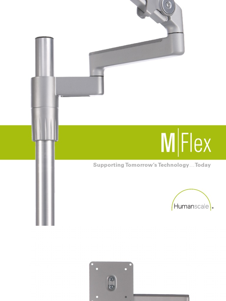 Humanscale M/Flex Brochure | PDF | Computer Monitor | Science