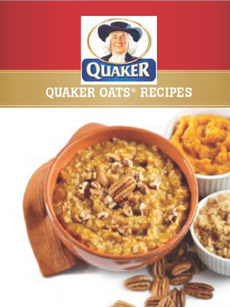 Quaker Oats Recipe Book | PDF | Oatmeal | Cooking