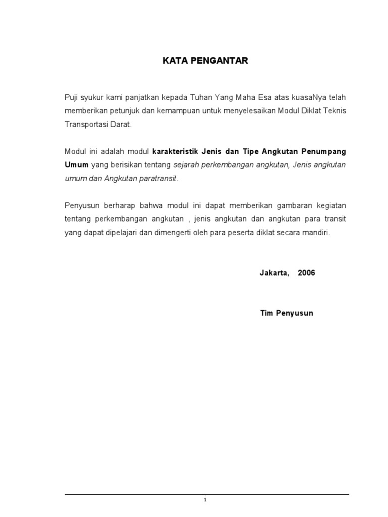 Kata Pengantar Modul | PDF