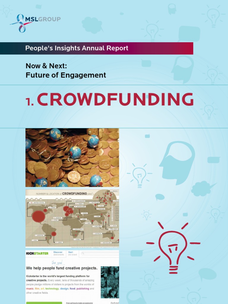 #1 Crowdfunding: Ten Frontiers For The Future of Engagement | PDF | Crowdsourcing | Kickstarter