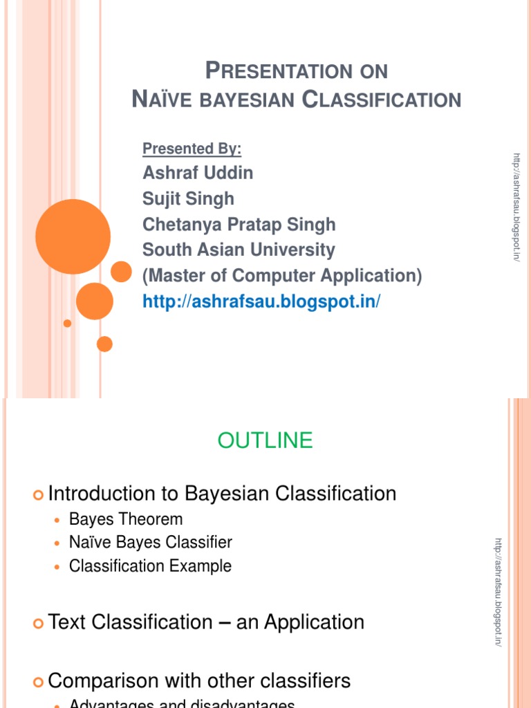 Naive Bayes | Download Free PDF | Statistical Classification | Bayesian Inference